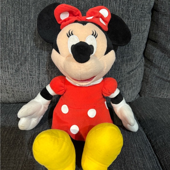 Disney | Toys | Disney Minnie Mouse Plush Red And Yellow | Poshmark